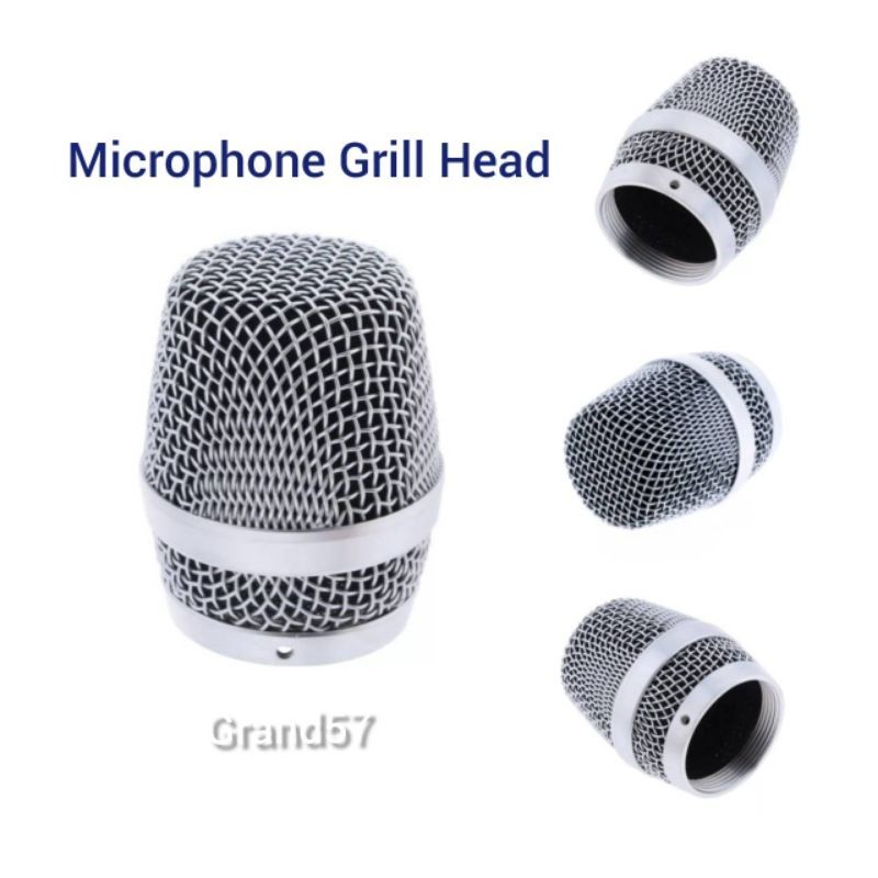 Jual Kepala Mic Head Mic Grill Mesh Cover Microphone Grille Wireless ...