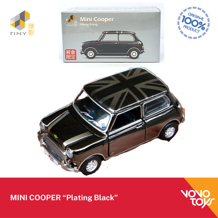 Jual Tiny Diecast Mini Cooper Hong Kong - Plating Black | Shopee Indonesia