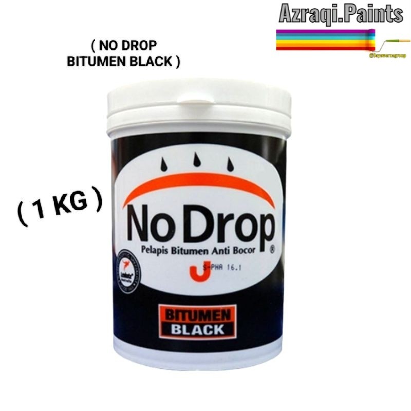 Jual NO DROP BITUMEN BLACK CAT PELAPIS ANTI BOCOR ( 1 KG ) AVIAN BRANDS | Shopee Indonesia