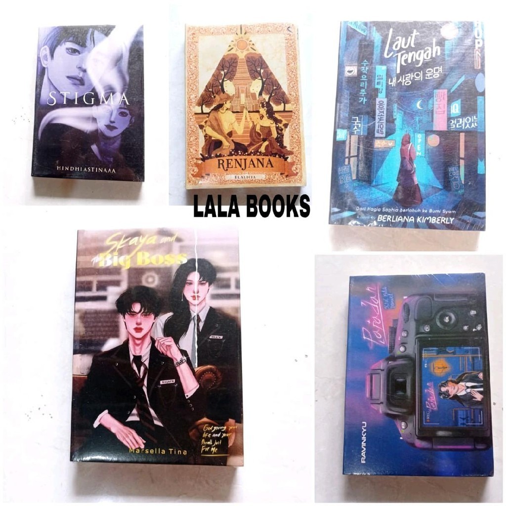 Jual 1 PAKET 5 BUKU NOVEL REMAJA ( STIGMA + RENJANA + LAUT TENGAH ...