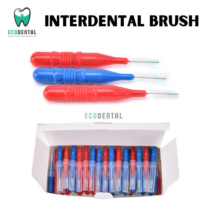 Jual Sikat Gigi Interdental Brush Satuan Ortho Pembersih Celah Gigi ...