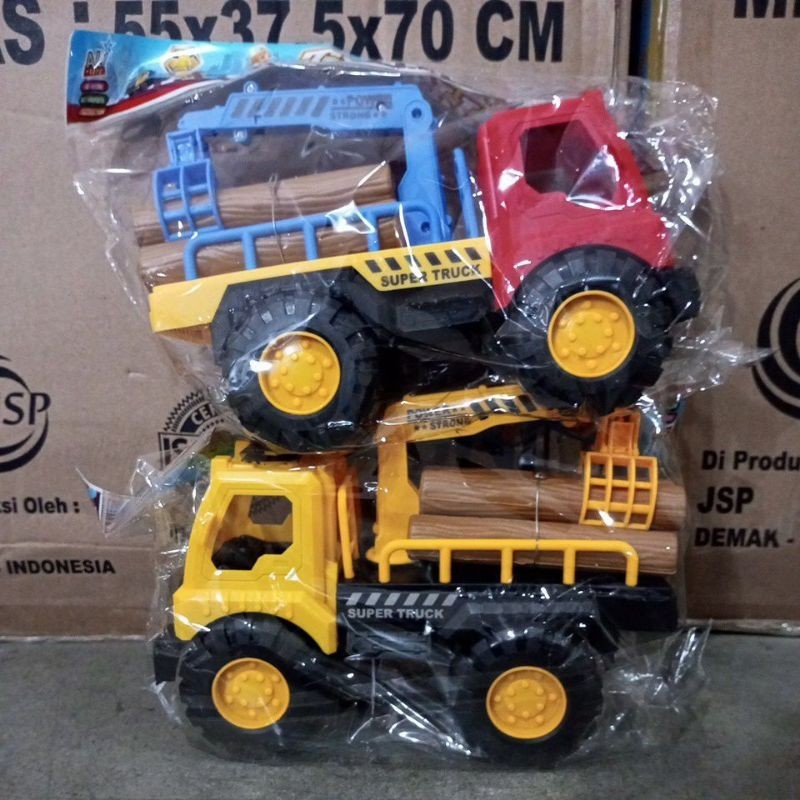 Jual MCC Mainan mobil truk pengangkut kayu mini AK 93 | Shopee Indonesia