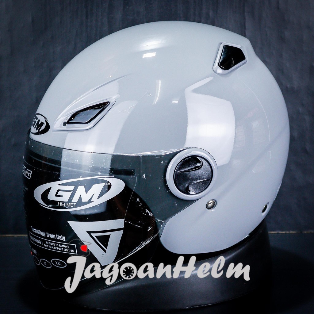 Jual GM HELM VENUS HIJAB SOLID | DIM GREY | SINGLE VISOR | Shopee Indonesia