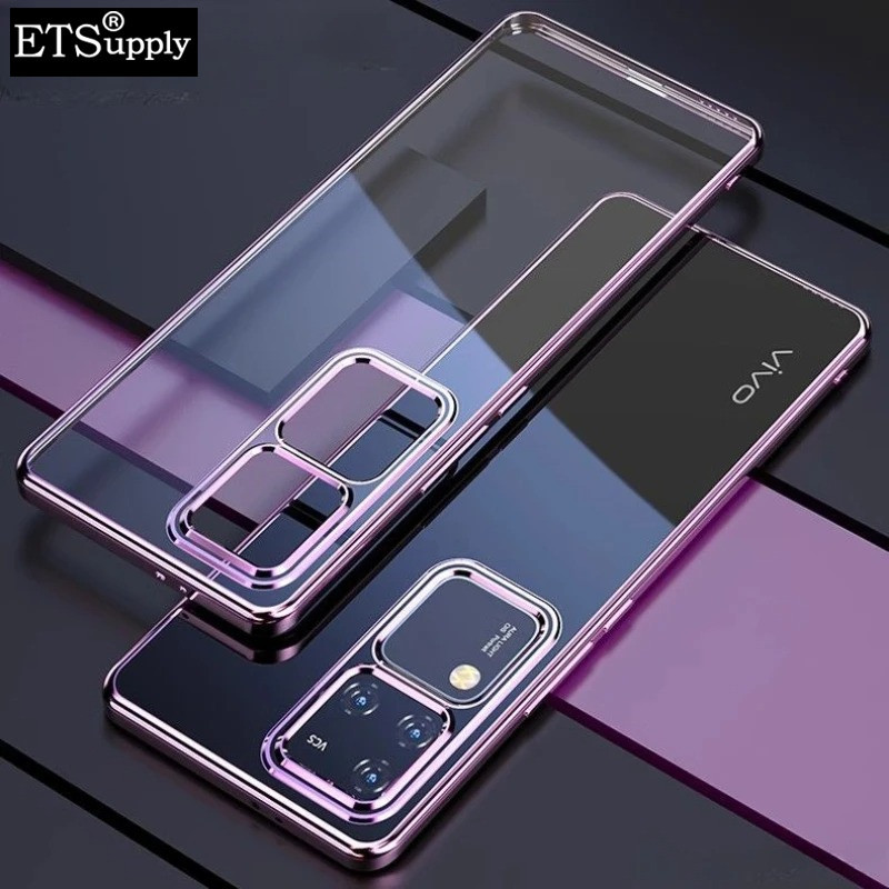 Jual Phone Case VIVO V30 V40 X200 Pro VIVO X100 Pro Y18 Y03 Back Cover Soft Transparent Plating ...