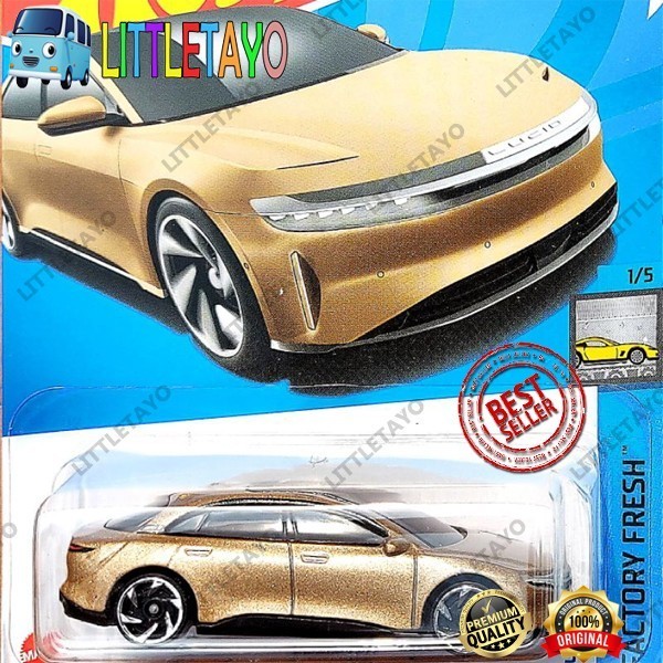 Jual HOTWHEELS LUCID AIR 2022 SILVER FIRST EDITION TESLA GREEN SPEED ...