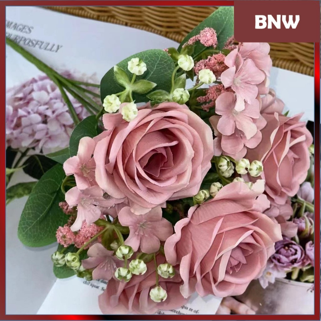 Jual BNW - Bouquet bunga BKT 763 SESE Mawar Artifisial Dekorasi Hiasan ...