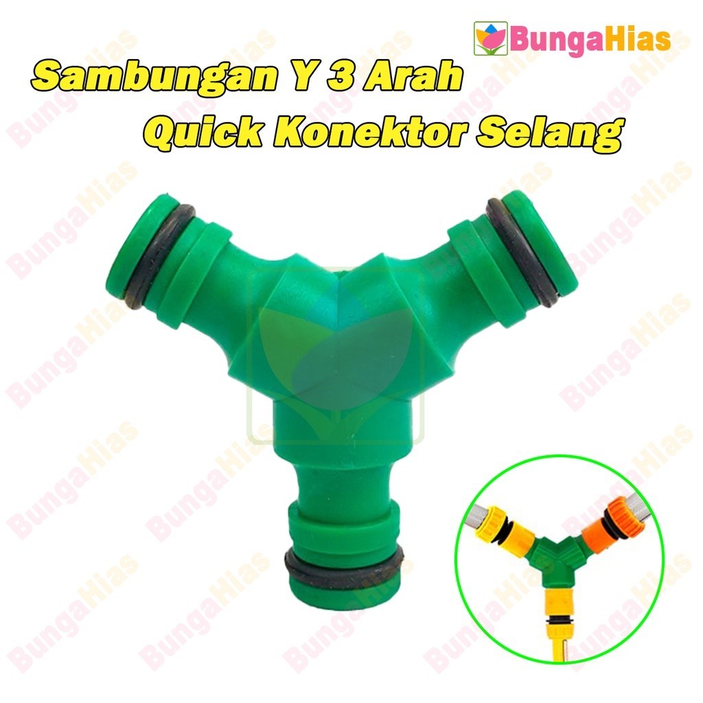 Jual Quick Release 3 Way Male Sambungan Konektor Semprotan Sprayer ...