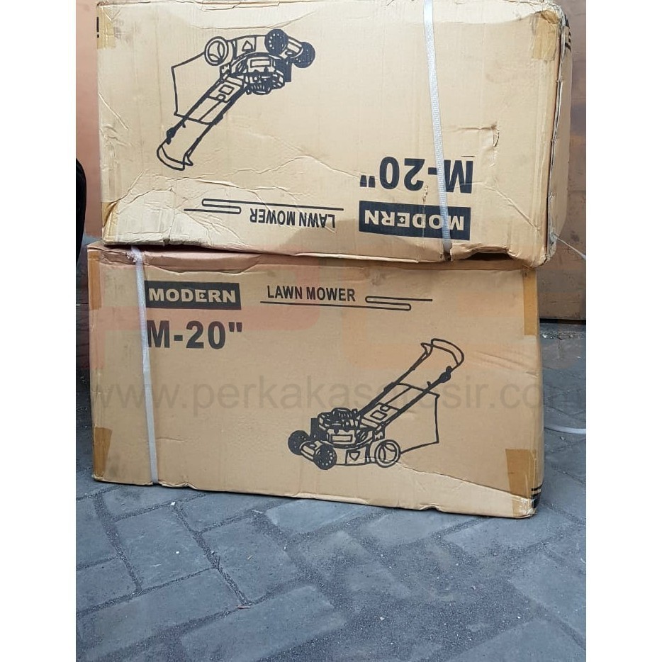 Jual MESIN POTONG RUMPUT DORONG BENSIN GASOLINE LAWN MOWER M-20 M20 Modern | Shopee Indonesia
