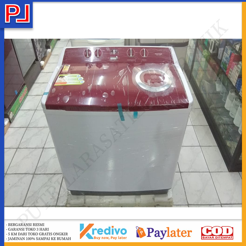 Jual Mesin Cuci Polytron 2 Tabung Polytron PWM1401R Kapasitas besar ...