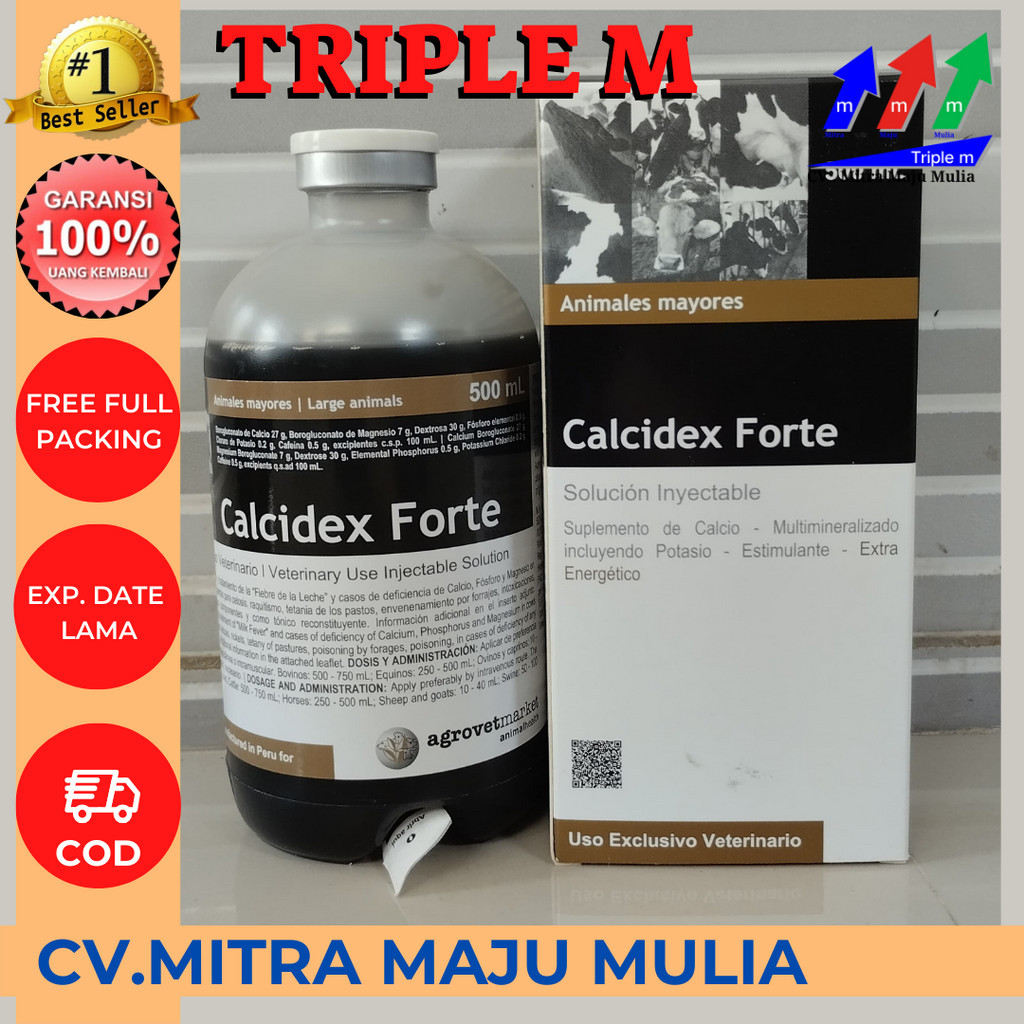 Jual CALCIDEX FORTE 500ML AGROVET | Shopee Indonesia