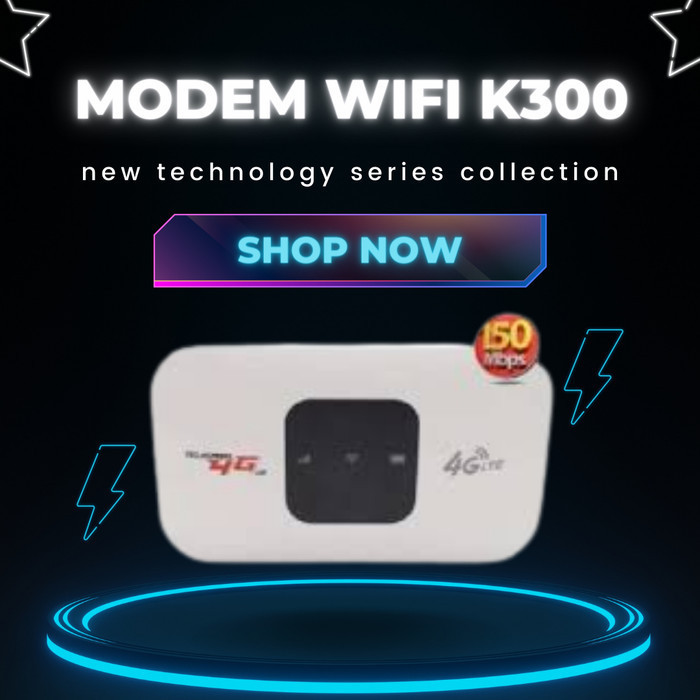 Jual Modem Wifi K300 Telkomsel Mifi 4G LTE Unlock All Operator Bisa Bypass | Shopee Indonesia