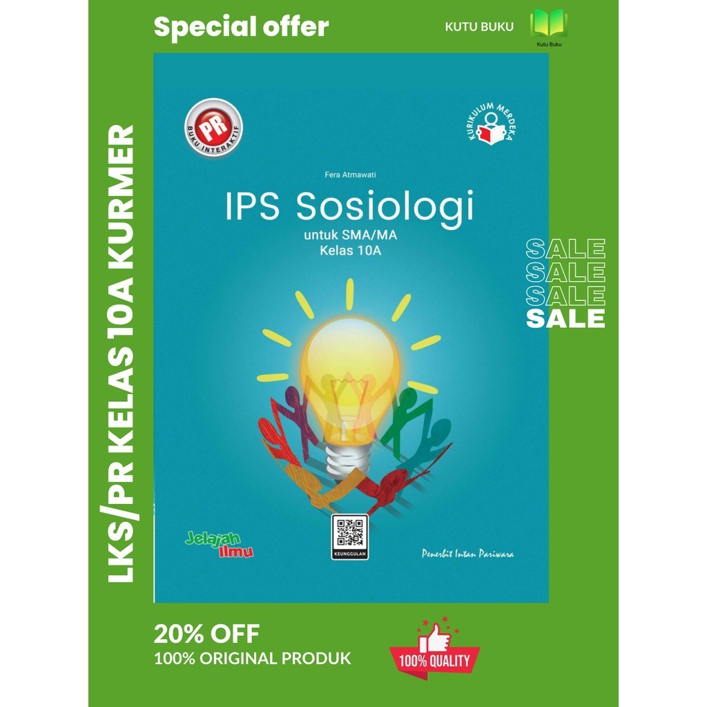 Jual Buku Pr/Lks Sosiologi Kelas 10/X SMA/Ma Semester 1 Kurikulum Merdeka Intan pariwara Edisi ...