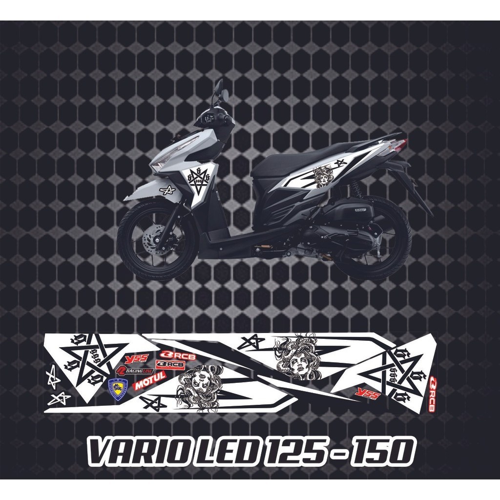 Jual VARIASI STIKER LIS PUTH BODY HONDA VARIO / STRIPING STIKER VARIO LED 125 - 150 VARIASI ...
