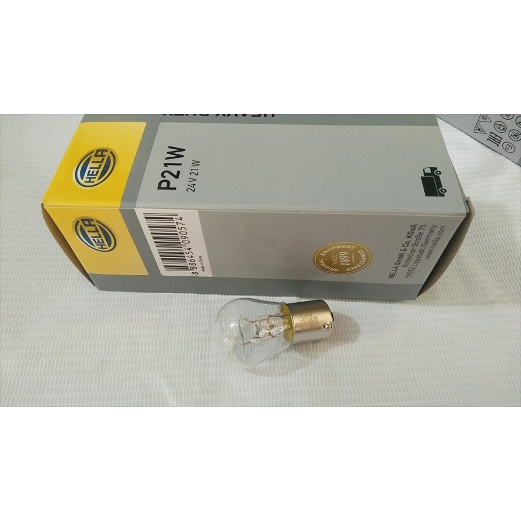 Jual Lampu Bohlam Besar Mobil Truk 24V Kaki 1 Hella P21W | Shopee Indonesia