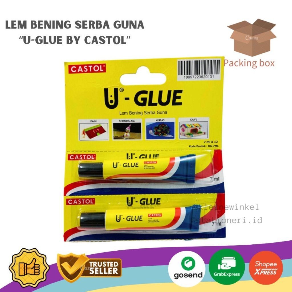 Jual Lem Bening Serbaguna UGLUE by Castol ECER 1 PCS | Shopee Indonesia
