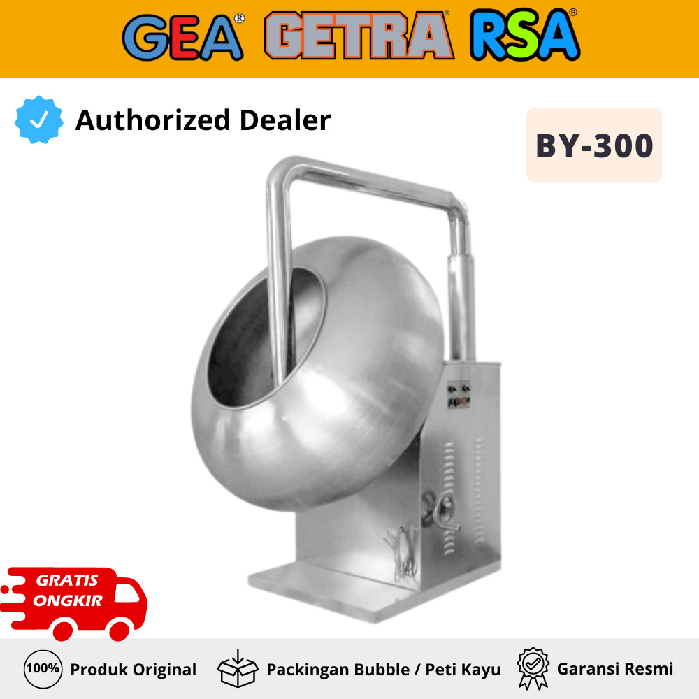Jual GETRA BY300 Chocolate Coating Machine Mesin Melapisi Coklat ...