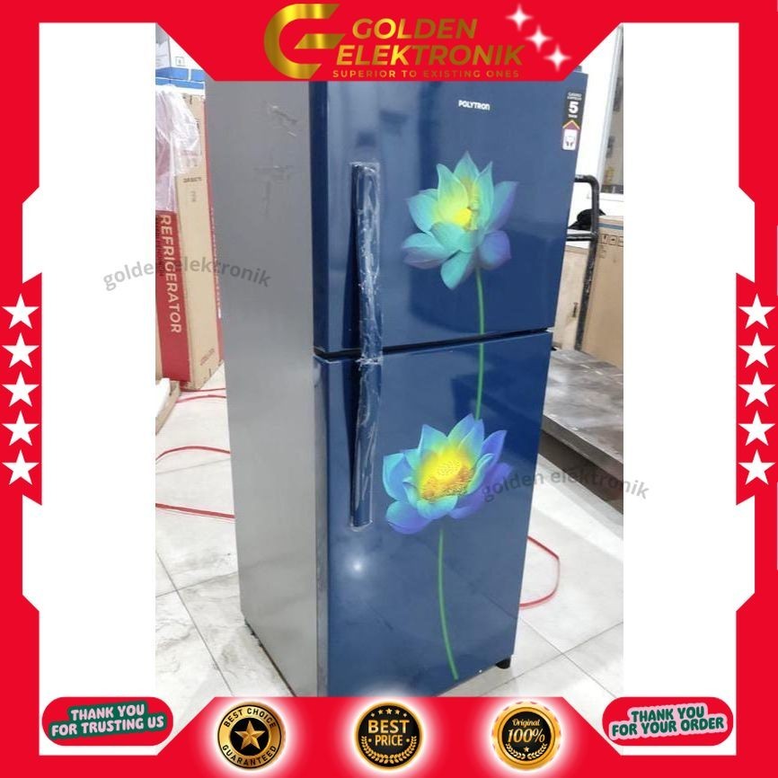 Jual Kulkas POLYTRON 2 Pintu Metallic 210 Liter PRB 237PR/LB PRB237 PR ...