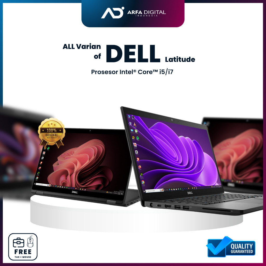 Jual Laptop Dell Latitude Core i5 / i7 RAM 8GB SSD 128GB Original Bergaransi | Shopee Indonesia