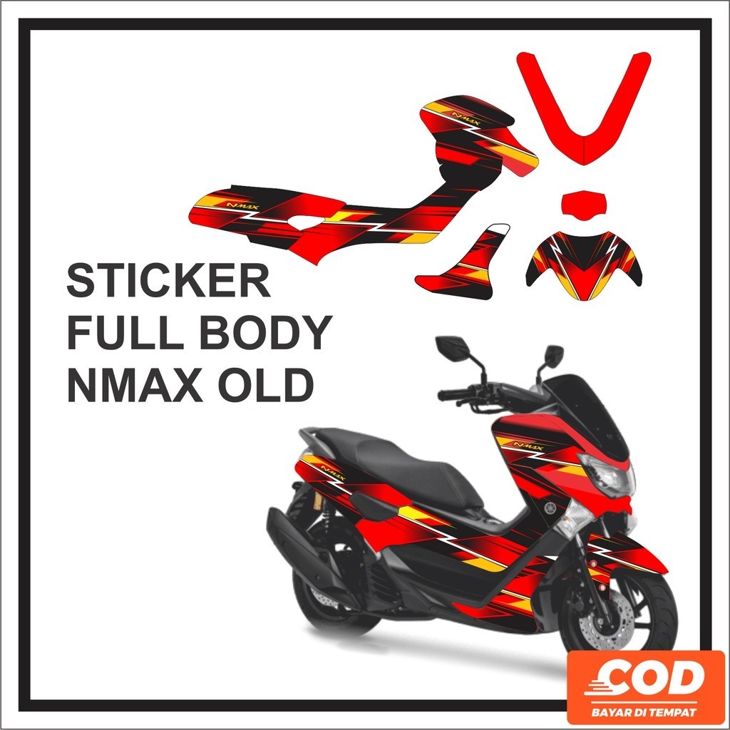 Jual Stiker Decal YAMAHA NMAX OLD Full Body Sticker NMAX Lama Warna ...