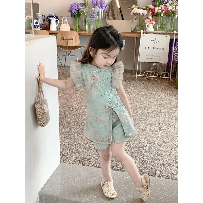 Jual Minty Cheongsam Set | Cheongsam Modern Anak Perempuan | Qipao Anak ...