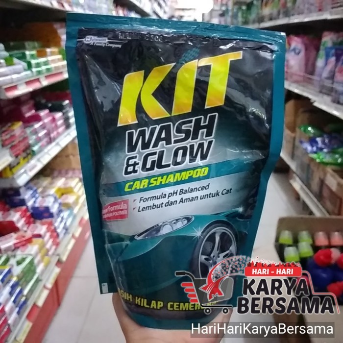 Jual KIT WASH & GLOW CAR SHAMPOO REFILL 400ML | Shopee Indonesia