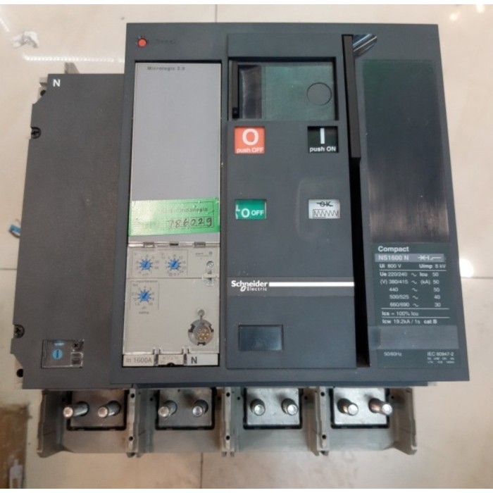 Jual Schneider Mccb Ns1600n Ns1600 N 1600a 4p Motor Motorized Mic2.0 ...