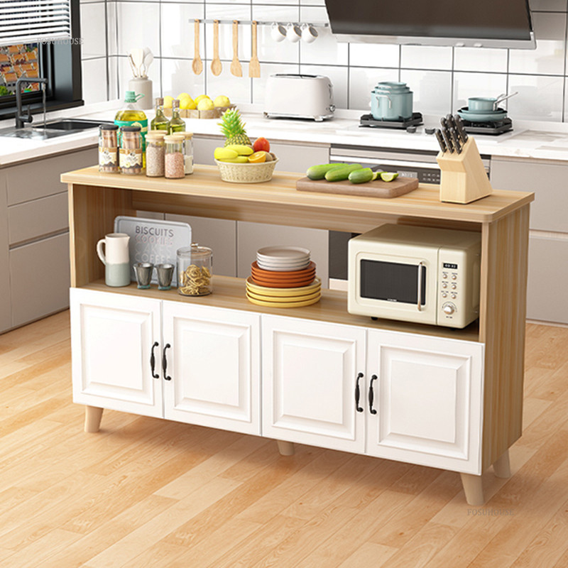 Jual Modern Kitchen Cabinets Home Meal Preparation Console Kitchen ...