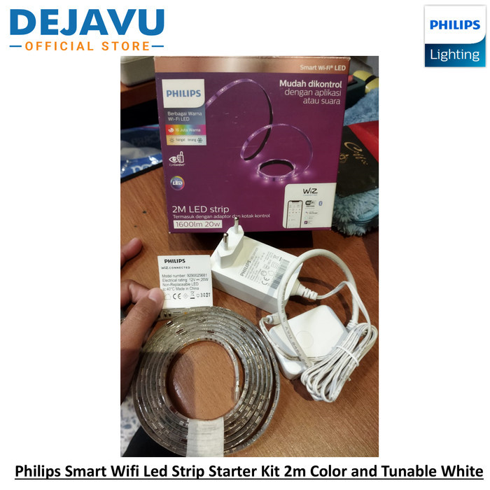 Jual Lampu Philips Smart Wifi Led Strip Starter Kit 2m Color and ...