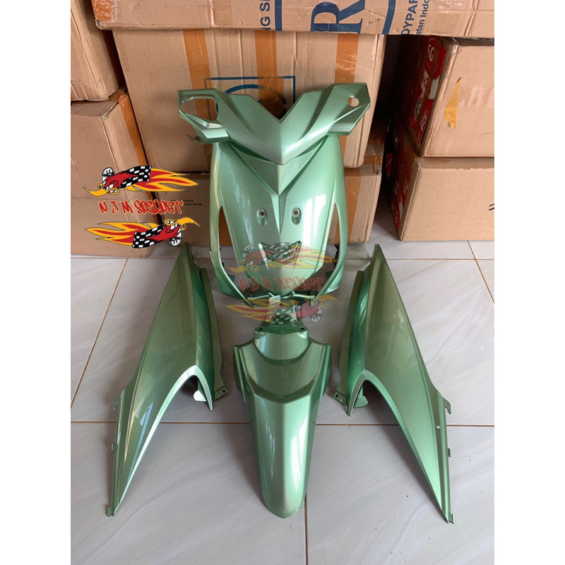 Jual COVER FULL BODY HONDA HALUS BEAT KARBU HIJAU SAGE (CAT CUSTOM ...
