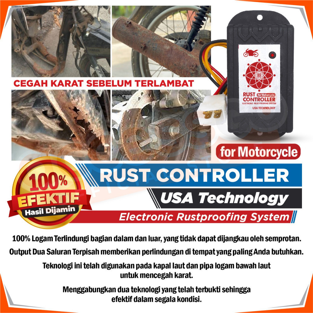 Jual RUST Controller Alat Anti Karat Elektrik Untuk Kendaraan Motor ...