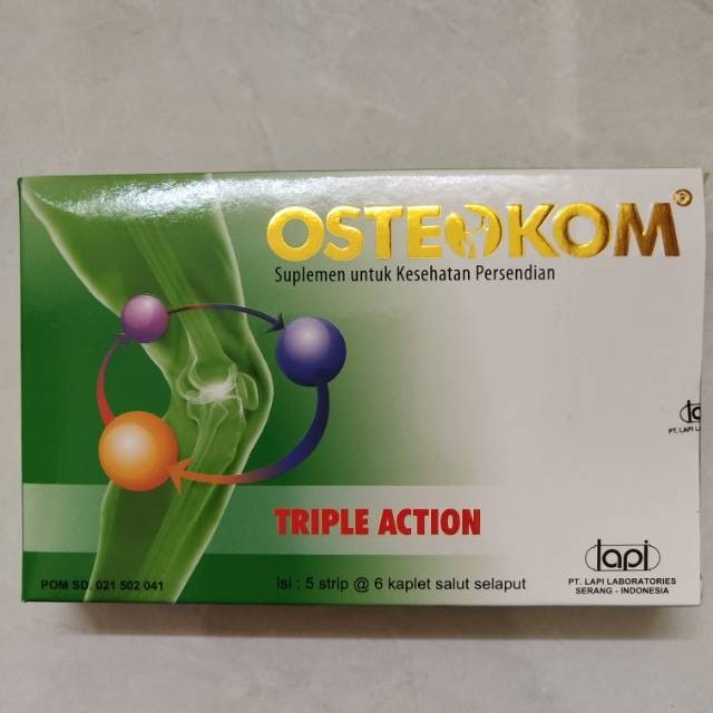 Jual Osteokom box 30 kapsul | Shopee Indonesia