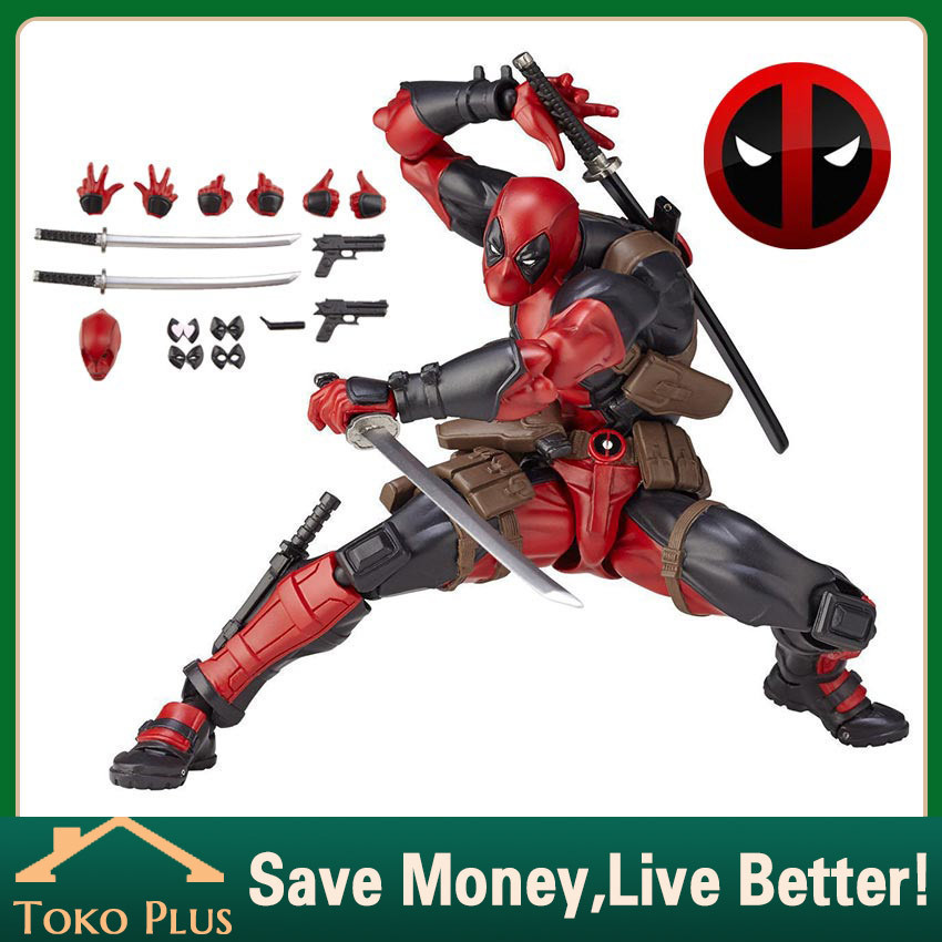 Jual Action Figure Deadpool SHF Amazing Yamaguchi Superhero Marvel X ...