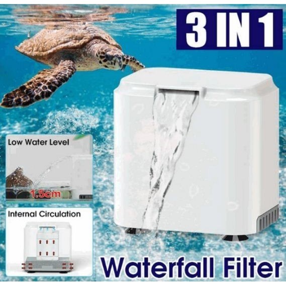 Jual Turtle Low Water Mini Filter Air Dangkal Kura Kura Ikan EN SS-02 untuk air 2cm | Shopee ...