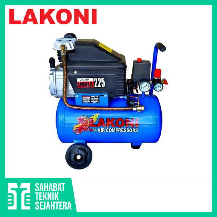 Jual LAKONI IMOLA 225 Mesin Kompresor Pompa Angin 2 HP Compressor ...