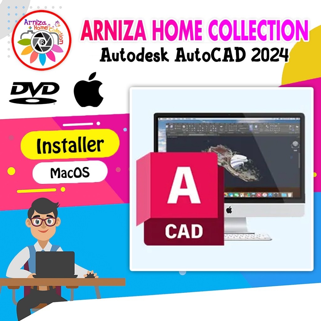 Jual Kaset DVD AutoCAD 2024 MacOS Terbaru | Shopee Indonesia