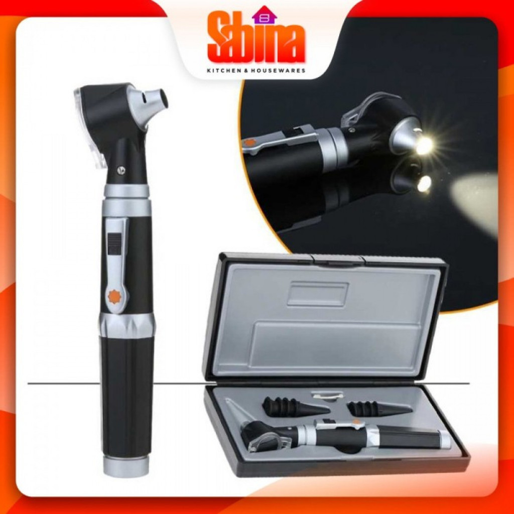 Jual Alat Pemeriksa Telinga Otoscope Ear Scope with Senter LED Zoom 3x ...