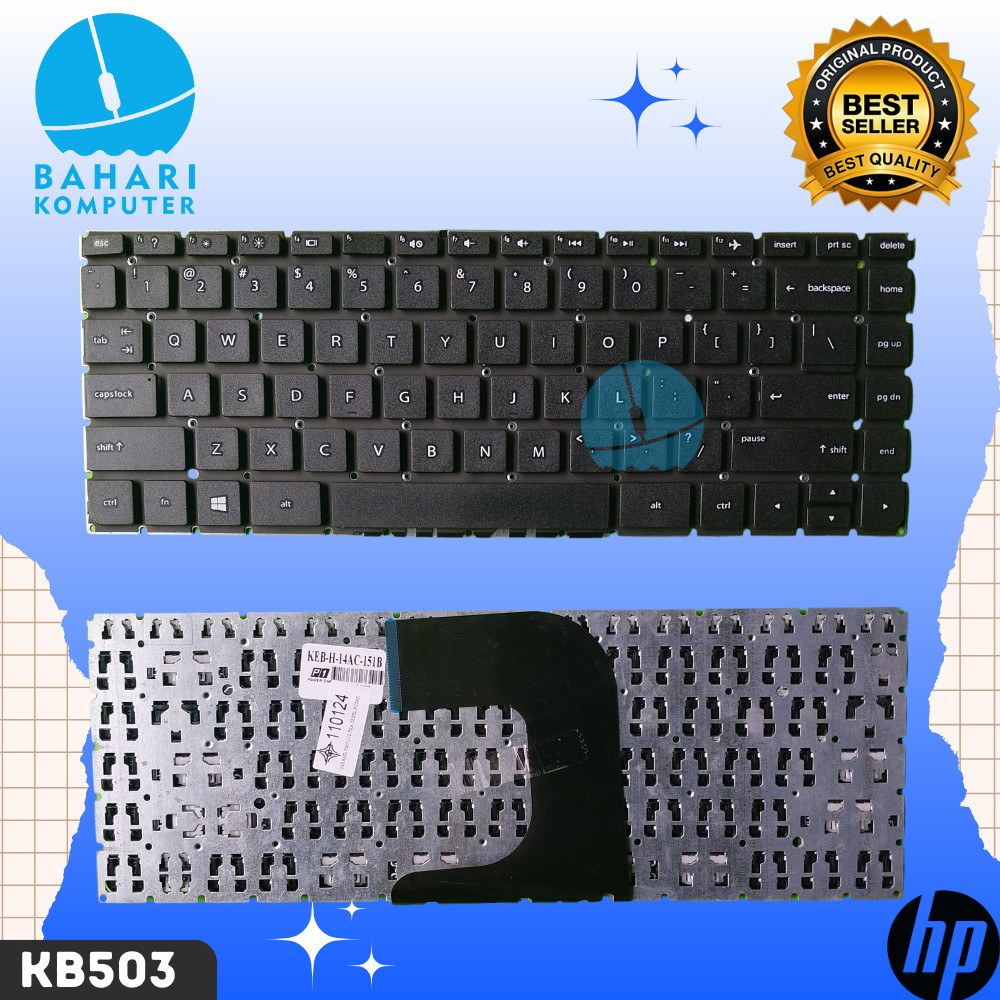 Jual Keyboard Laptop HP 14-AC 14-AD 14-AF 14-AN 14-AM 14-AR 14-AU ...