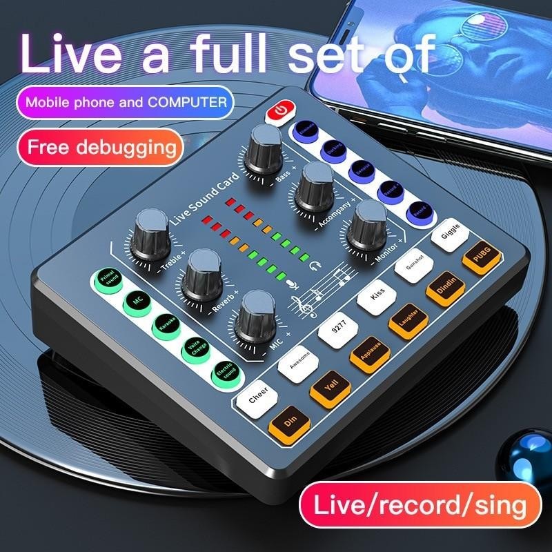 Jual [COD] V8 Audio USB Headset Microphone Webcast Live External Sound ...