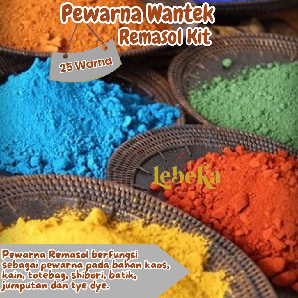 Jual Pewarna instan KIT 5 GRATIS 1 tanpa direbus tanpa air panas ...