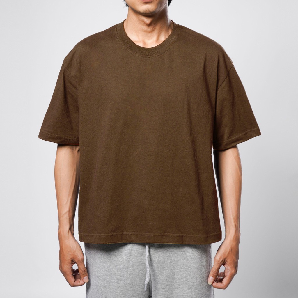 Jual Cottonsupply Boxy Crop Tshirt Kaos Boxy Fit Cotton 24s | Shopee ...