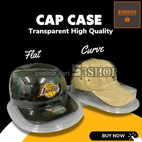 Jual Mika Topi Pelindung Topi Baseball Hat Display Case Flat Dan Curve ...