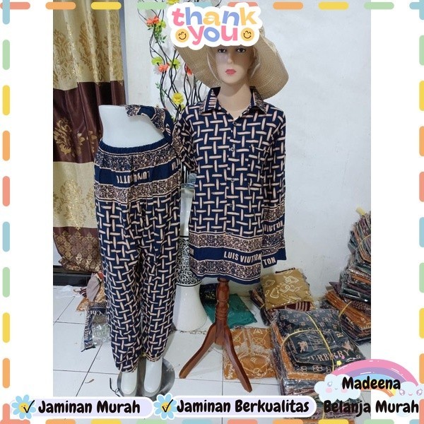 Jual One Set Jumbo Big Size Daster Pakaian Wanita Kekinian Viral Sehari ...