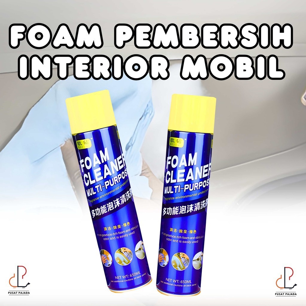 Jual FOAM SPRAY PEMBERSIH INTERIOR MOBIL JOK SEPATU OBAT MULTI PURPOSE ...