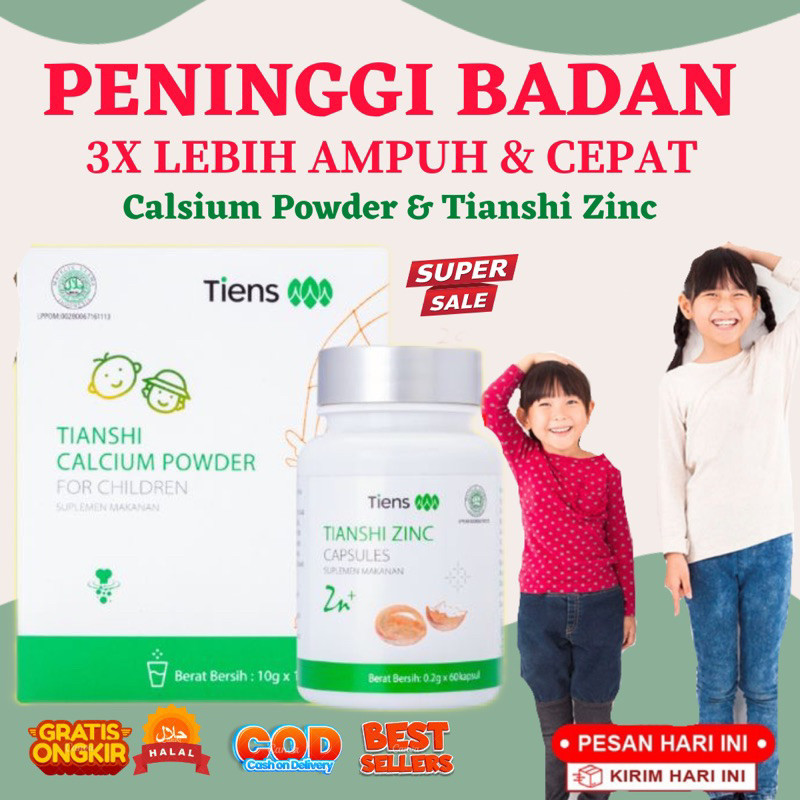 Jual Paket Peninggi Badan Anak Anak Tiens Susu Kalsium Anak Dan Tianshi ...