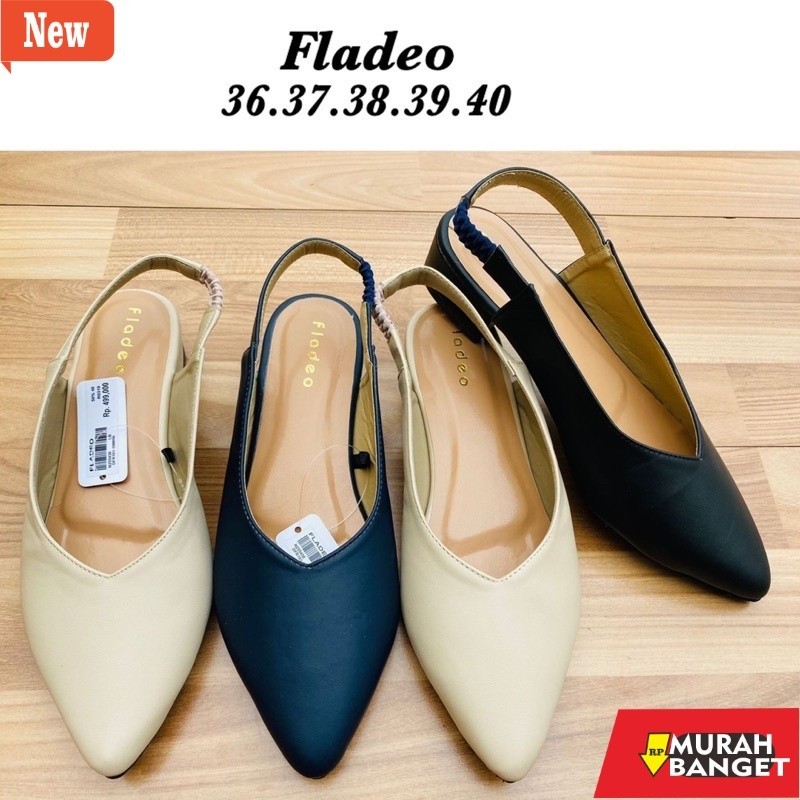Jual Sepatu buat lebaran- fladeo flat slop cans Lik (lebihkan satu size ...