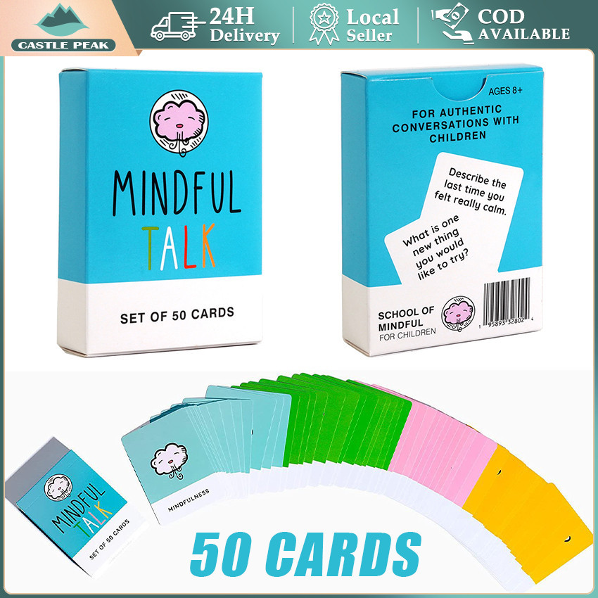 Jual Mindful Talk Card Game For Authentic Conversation With Children ...