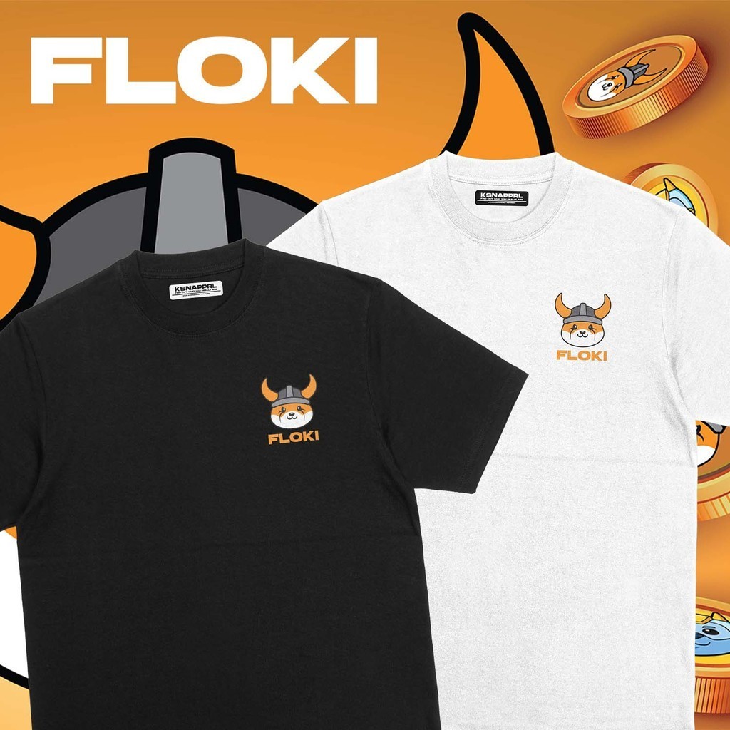 Jual Kaos Crypto "Floki Logo " - Token /Floki Inu/Meme Token | Shopee ...