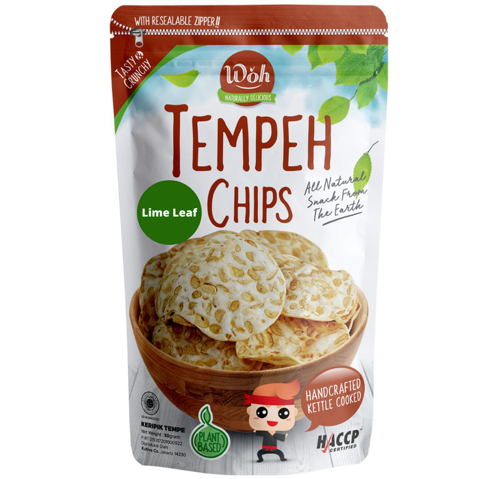 Jual Woh Keripik Tempe 100 gram Woh Tempeh Chips - | Shopee Indonesia