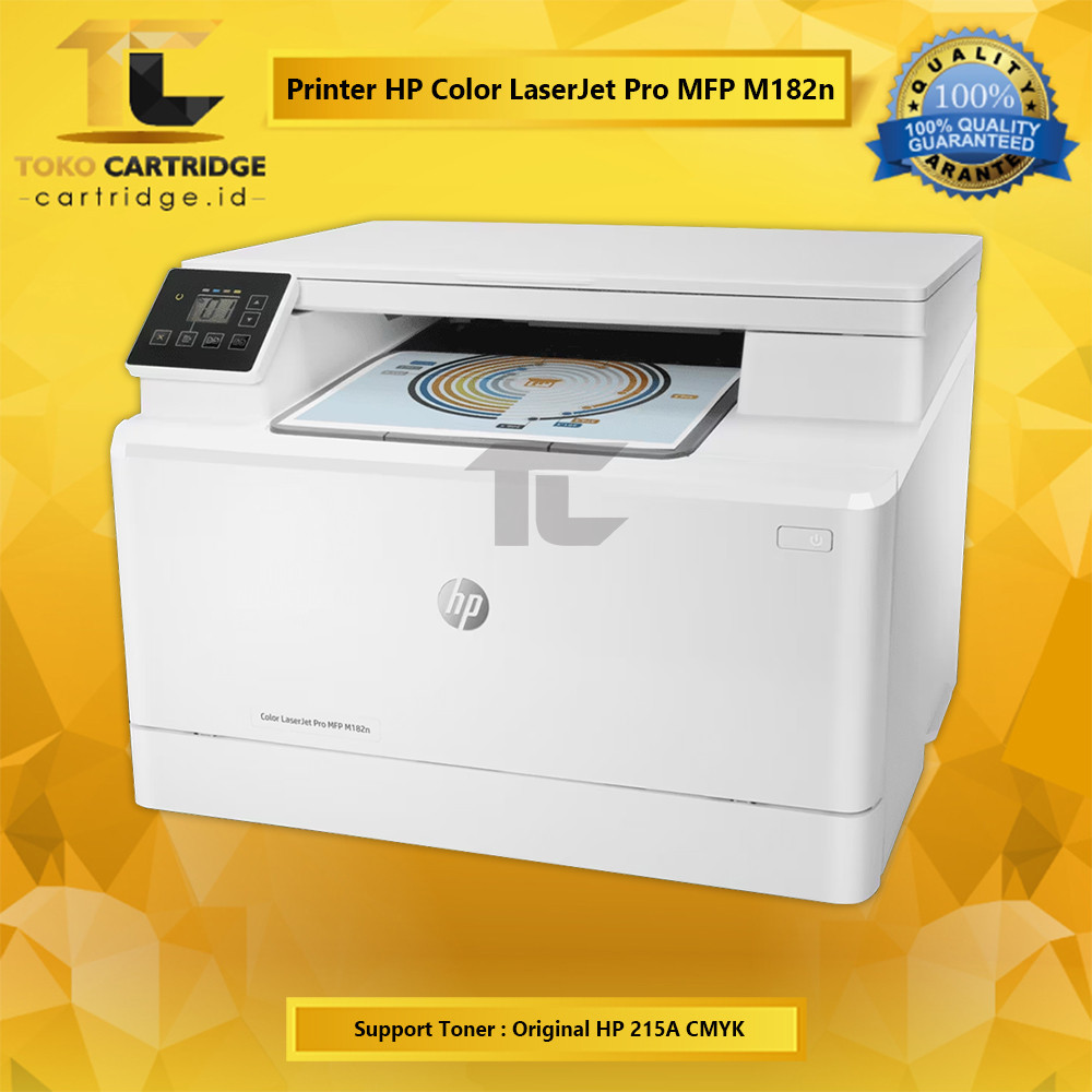 Jual Printer Color LaserJet Pro MFP M182n (Print, Scan, Copy, LAN) New ...