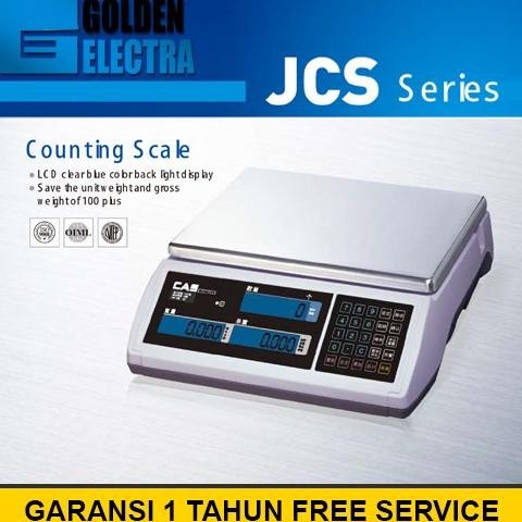 Jual Timbangan Hitung Digital 3kg CAS JCS Ketelitian 0.1g Counting Scale | Shopee Indonesia